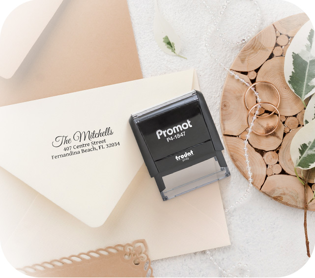 Promot | Custom & Ready-Made Stamps, Guestbooks, and Notebooks